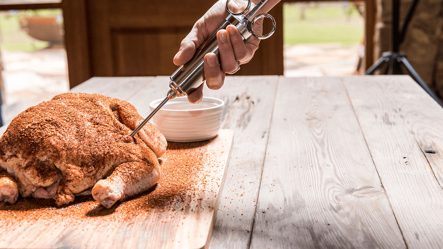 How To Use Injection Flavour BBQ Smoking Cooking | Oklahoma Joe's